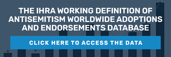 Adoptions & Endorsements of the IHRA Working Definition of Antisemitism