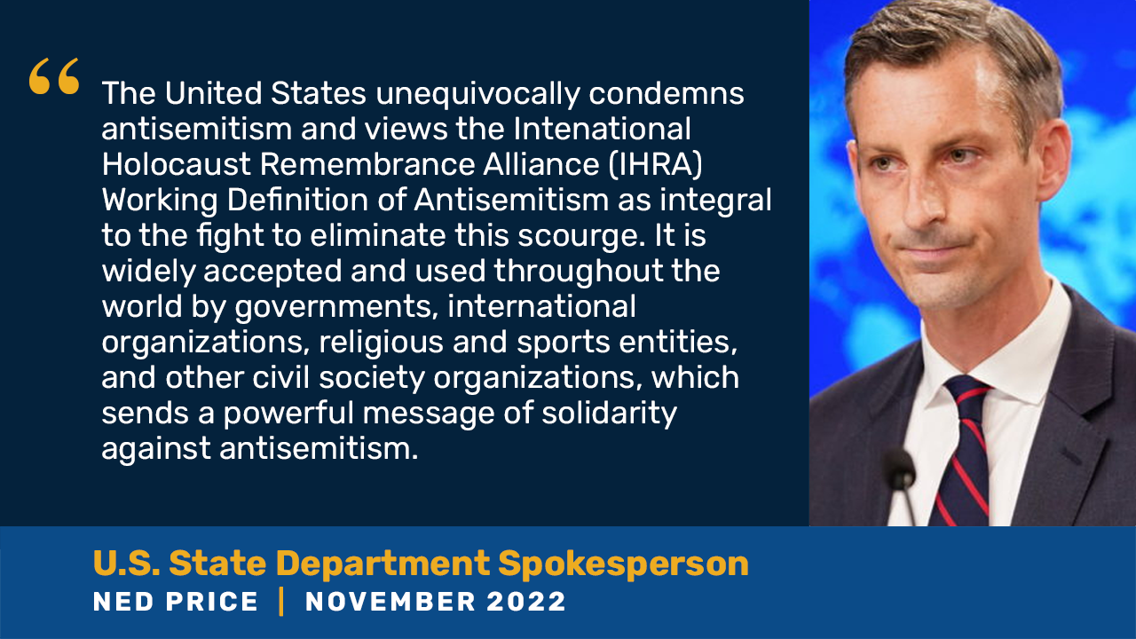 Adoptions & Endorsements of the IHRA Working Definition of Antisemitism